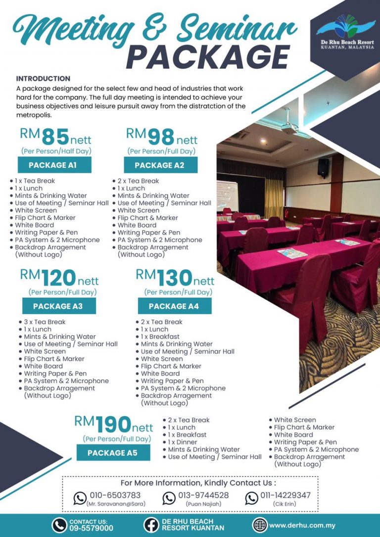 Seminar & Meeting 2023 | LKPP De Rhu Beach Resort Kuantan